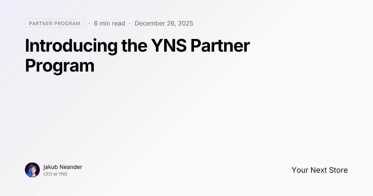 Introducing the YNS Partner Program